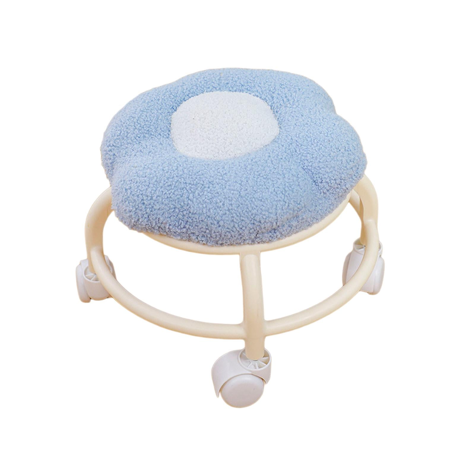 Low Roller Seat Stool Pulley Wheels Stool Comfortable Heavy Duty Small ...