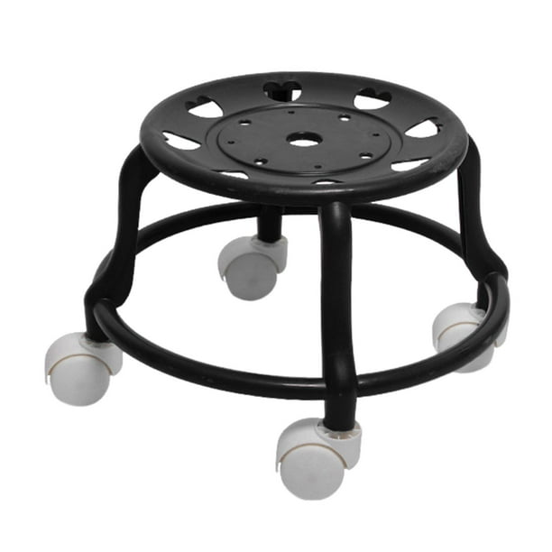 Low Rolling Stool with Caster Wheels Lightweight Heavy Loading Sturdy ...