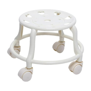 Adjustable-Height Stackable Classroom Stool with Wheels and Storage ...