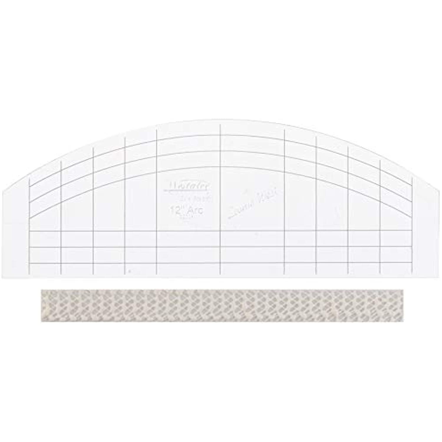 Sewing Machine Tools: Low Shank Ruler Foot with 3mm Arc Template for 12 ...