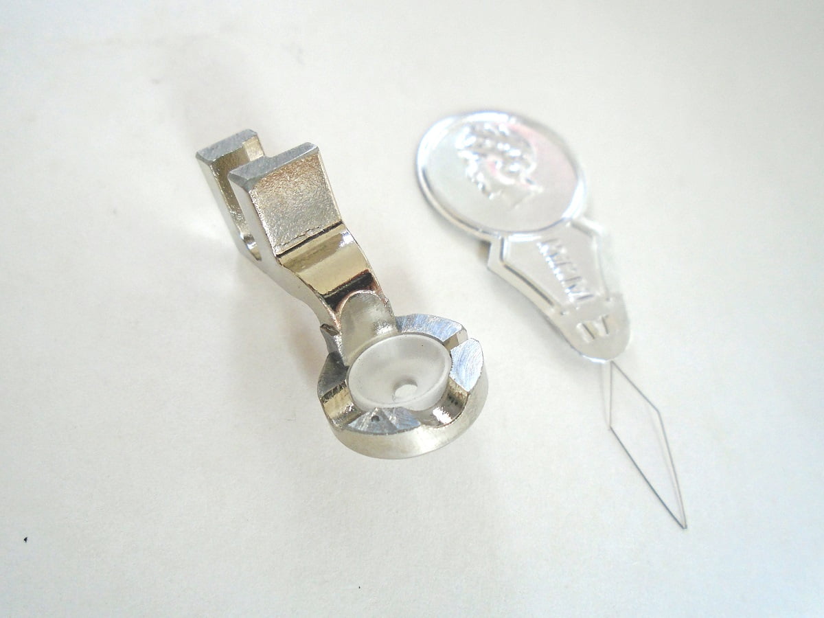 Low Shank Thread Yarn Couching Decorative Free Motion 2mm Presser Foot ...