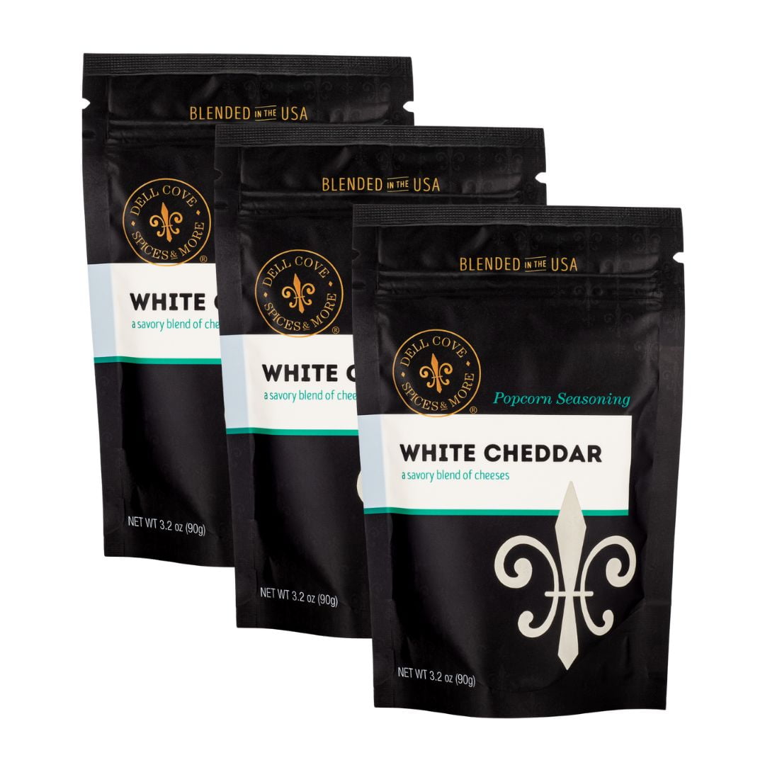 Low Sodium White Cheddar Popcorn Seasoning - Real Cheese, Low Calorie ...