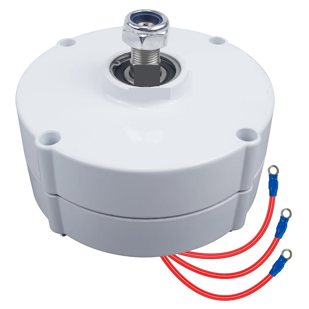 Low Speed 100W AC 12V Or 24V Permanent Magnet Generator Gearless 3 ...