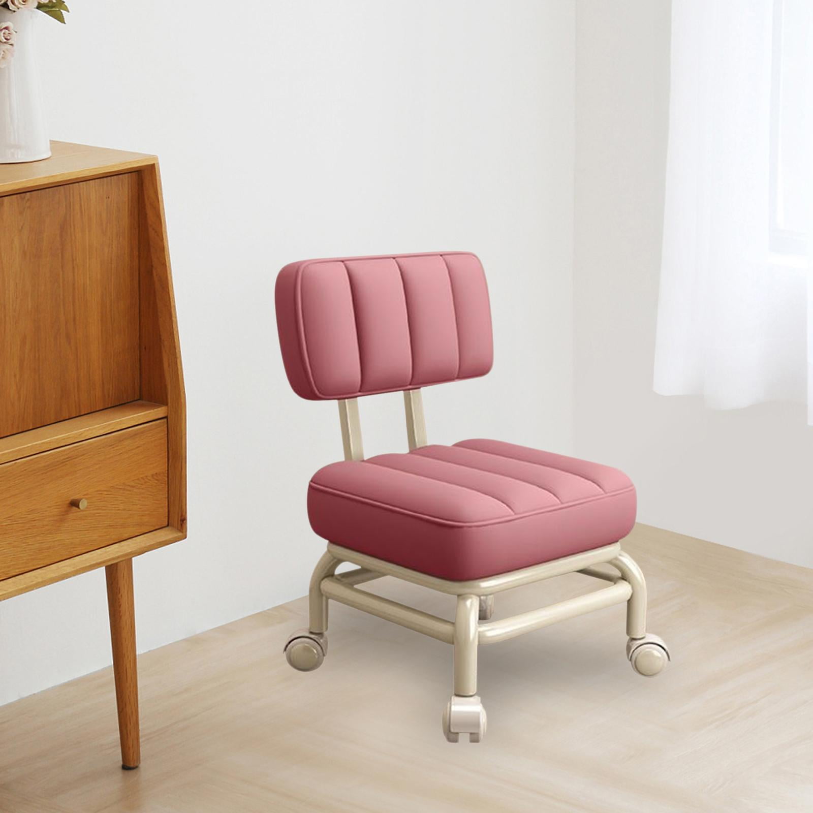 Low Square Rolling Stool Pulley Stool Cleaning Roller Seat Short Stool ...