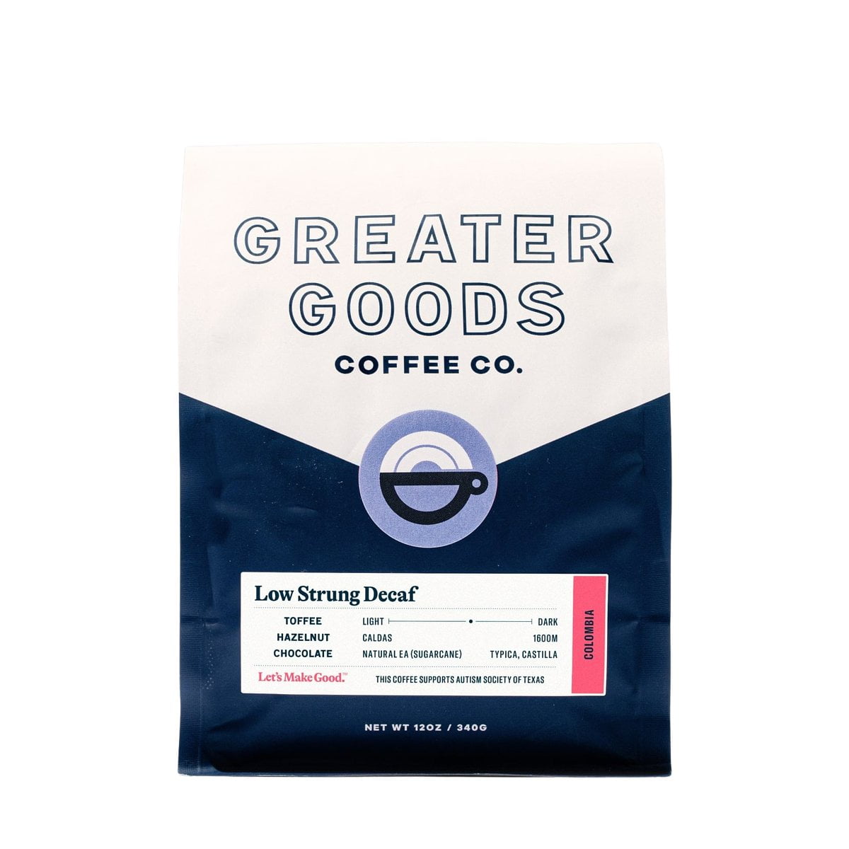 Low Strung - Decaf - Roasted by Greater Goods Coffee Co. - Freshly ...