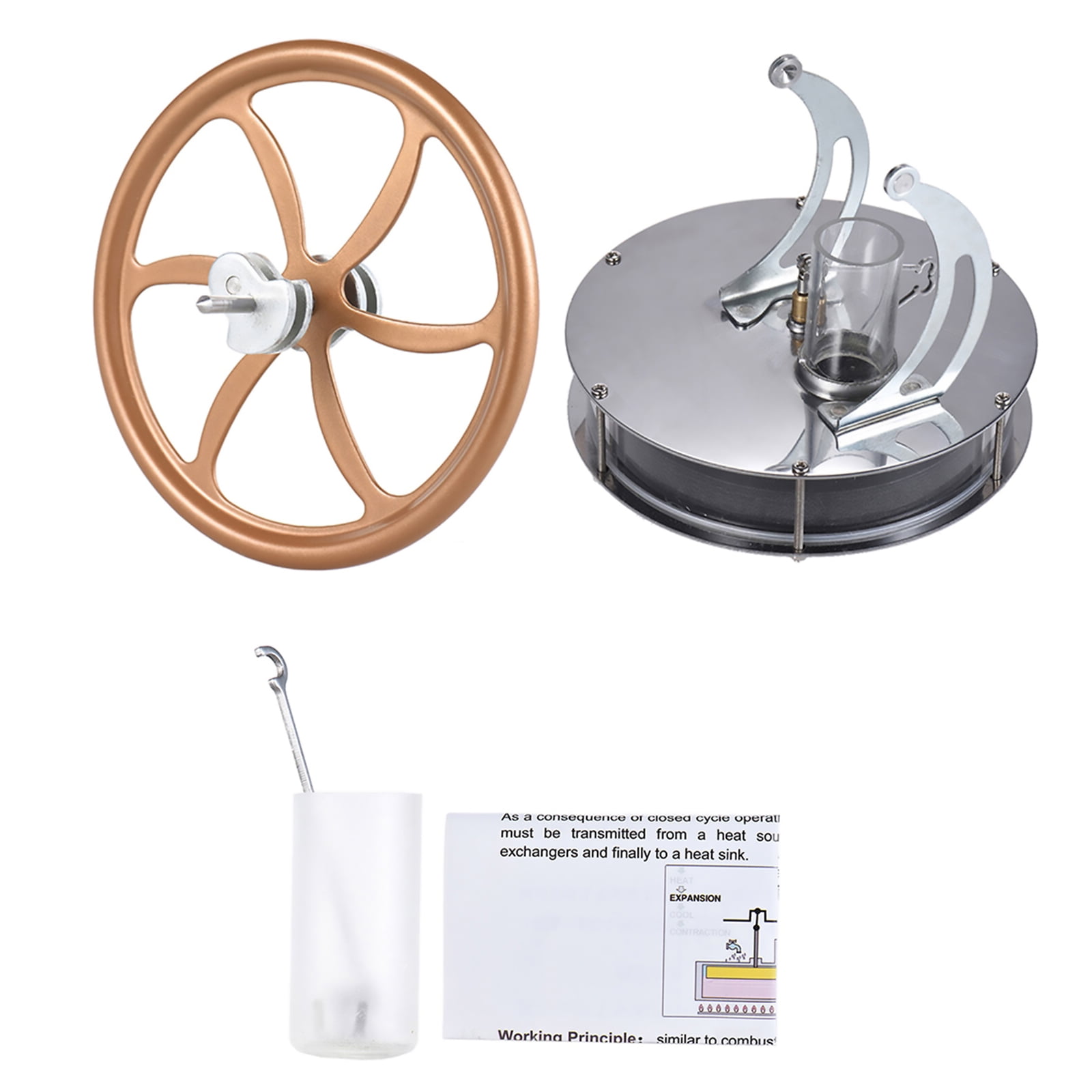 Low Temperature Stirling Engine Model DIY Kit, Stirling Engine Motor ...