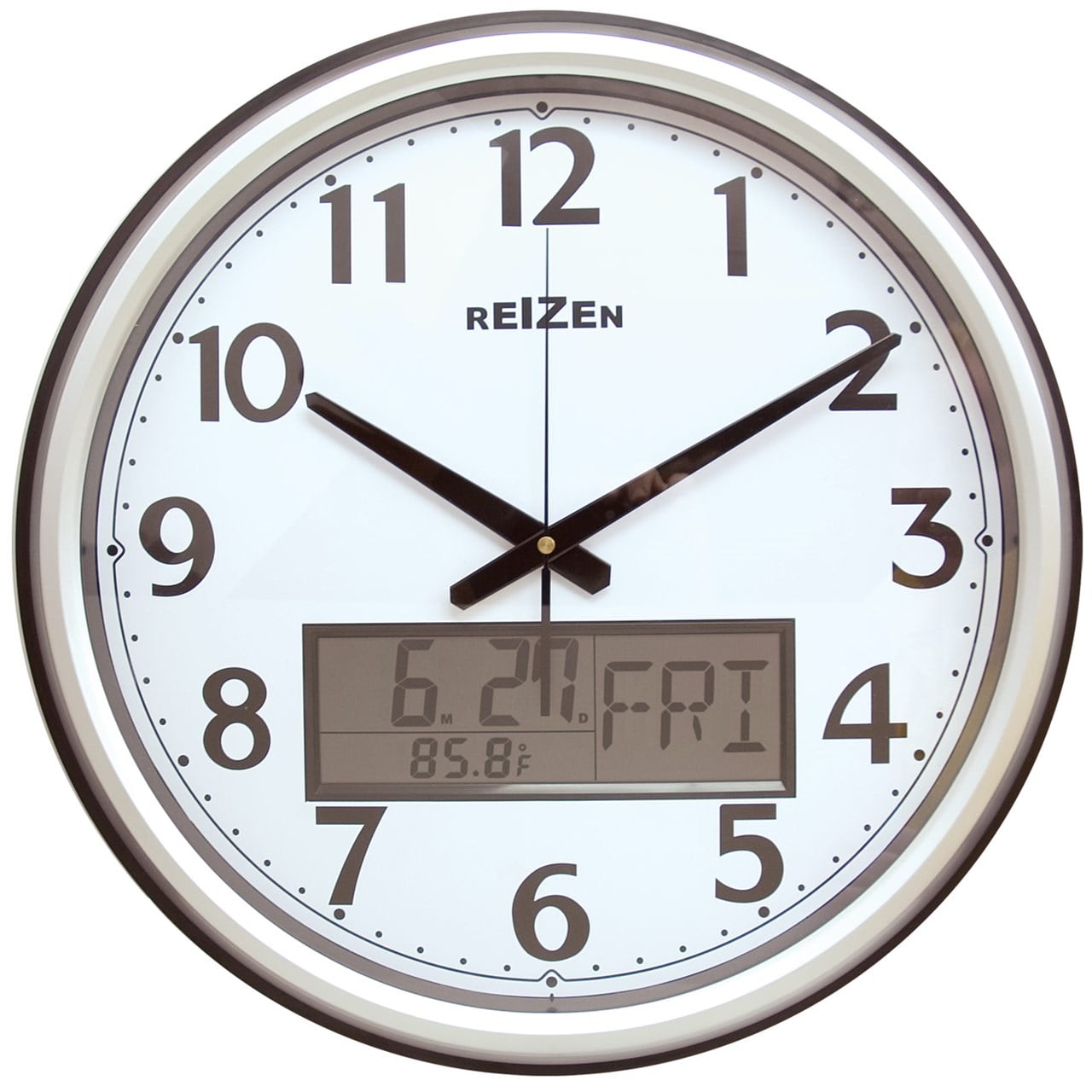 Low Vision Analog-LCD Wall Clock-Calendar-Thermometer - Walmart.com