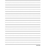 Low Vision Practice Writing Paper- Bold Line - Walmart.com