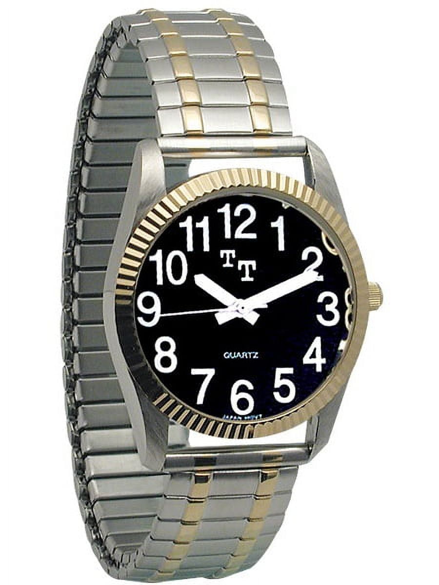 Low Vision Watch- Mens with Expansion Band - Walmart.com