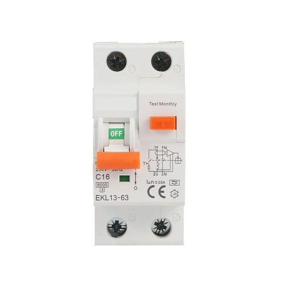 Low Voltage A Type 30mA 2P Residual Current Circuit Breaker MCB 230V ...