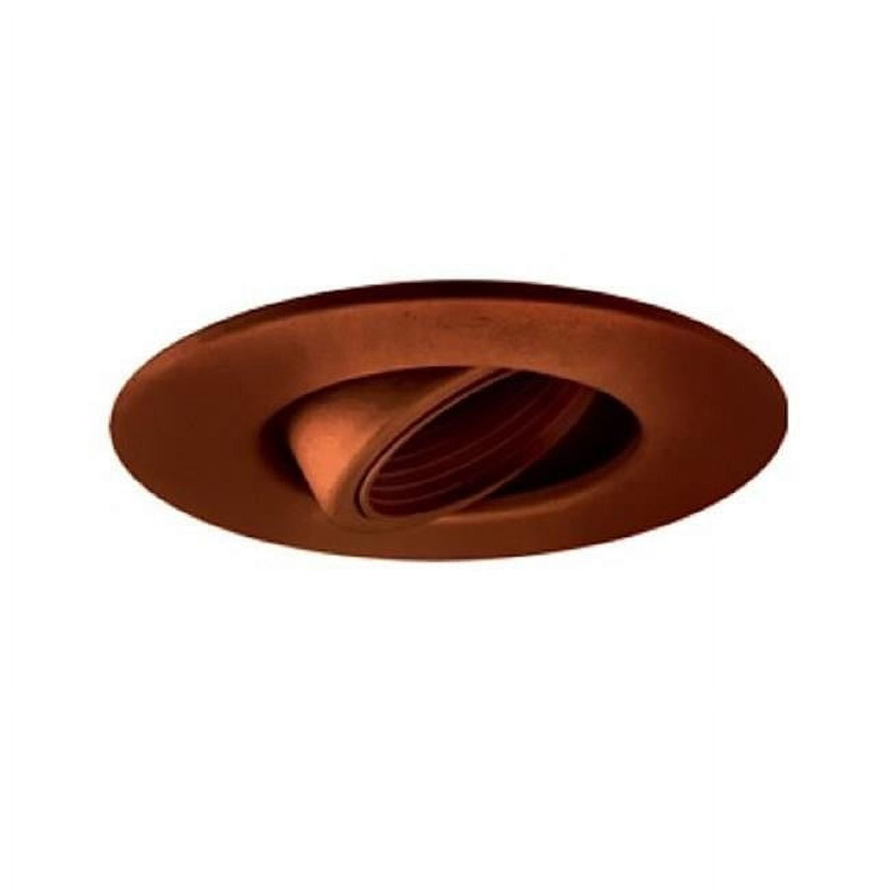 Low Voltage Adjustable Gimbal Ring with Step Baffle 4 in. Antique ...