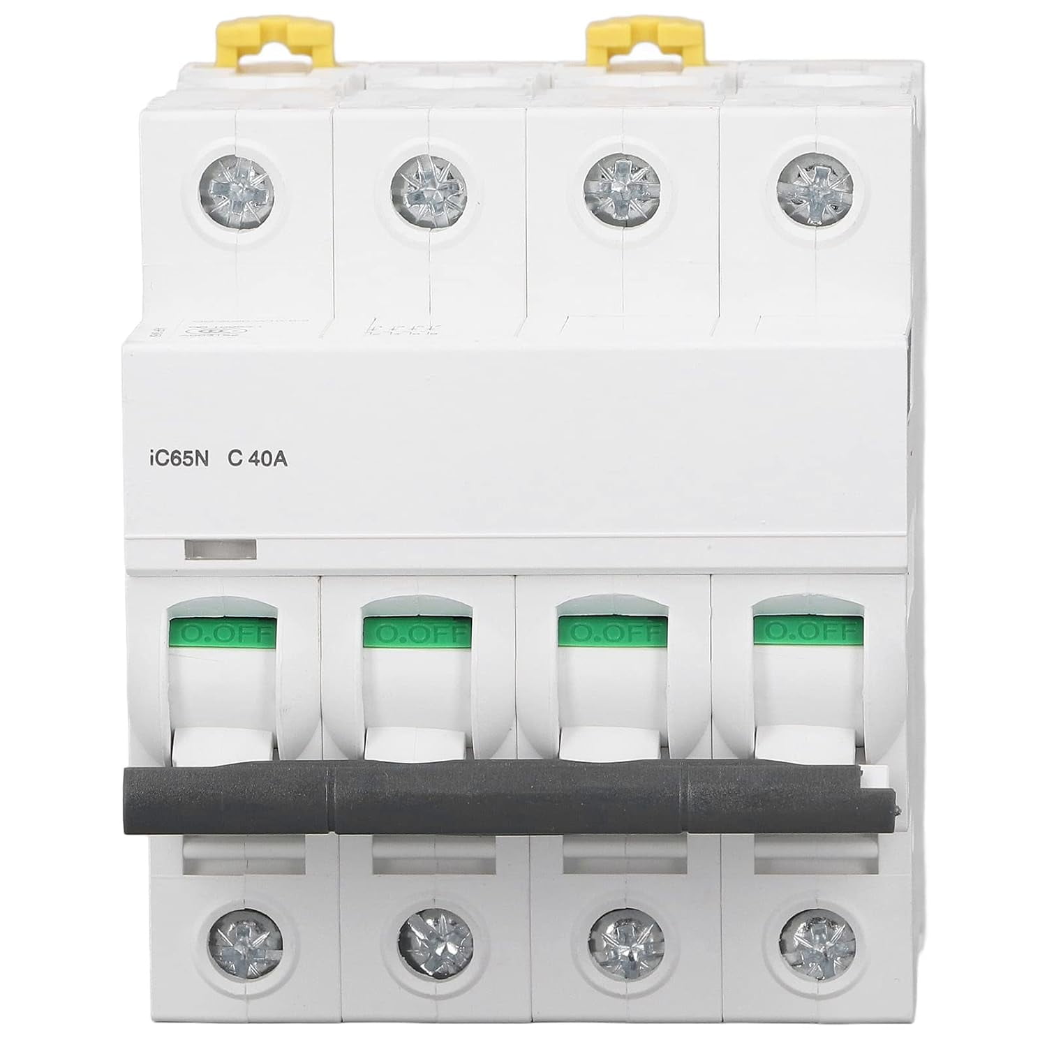 Low Voltage Circuit Breaker, Bistable Locking Clip 6000A Breaking Capacity Reliable Pa66 DIN ...