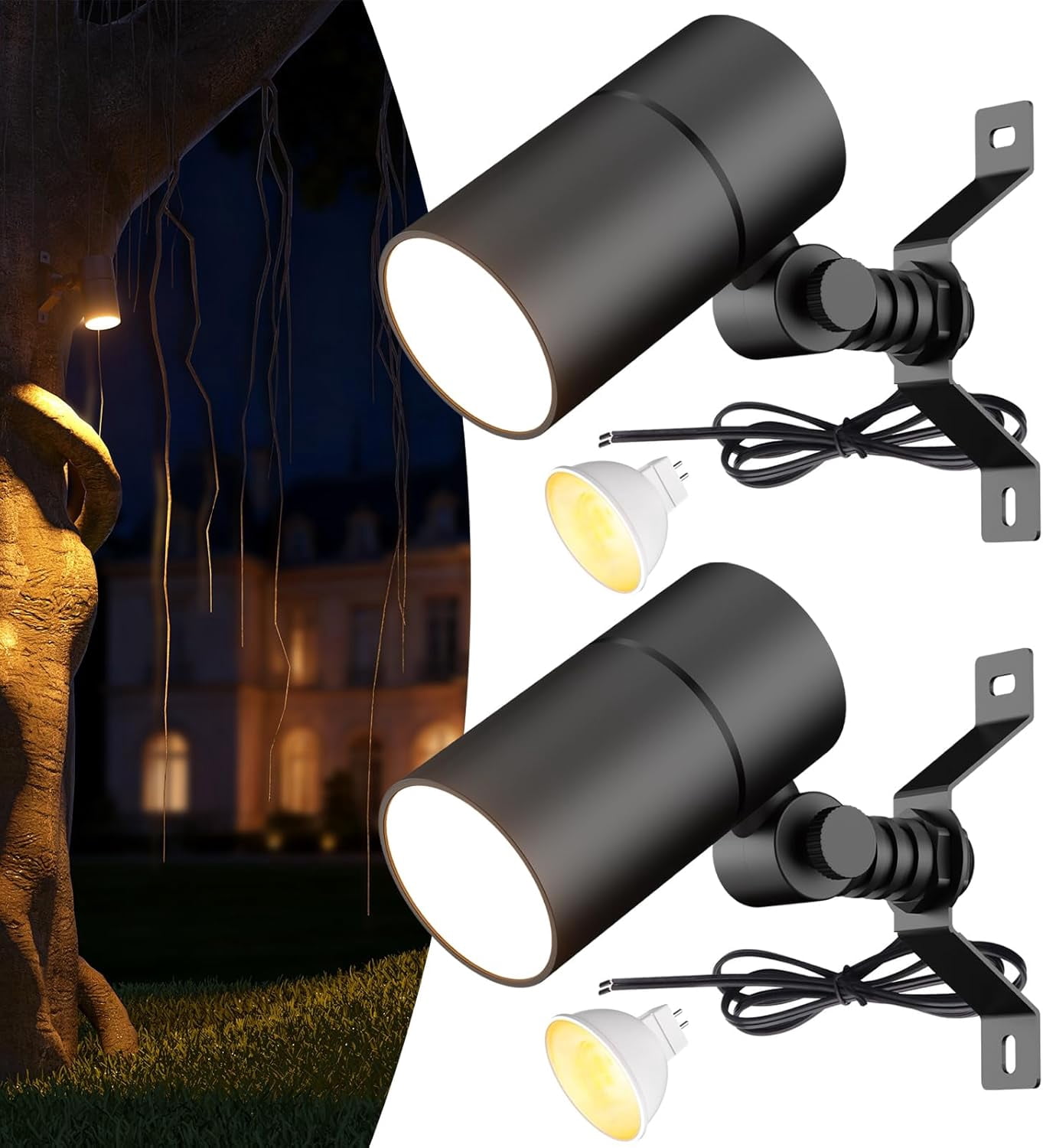 Low Voltage Down Light Spot Tree Light, Replaceable 5W MR16 LED Bulb ...