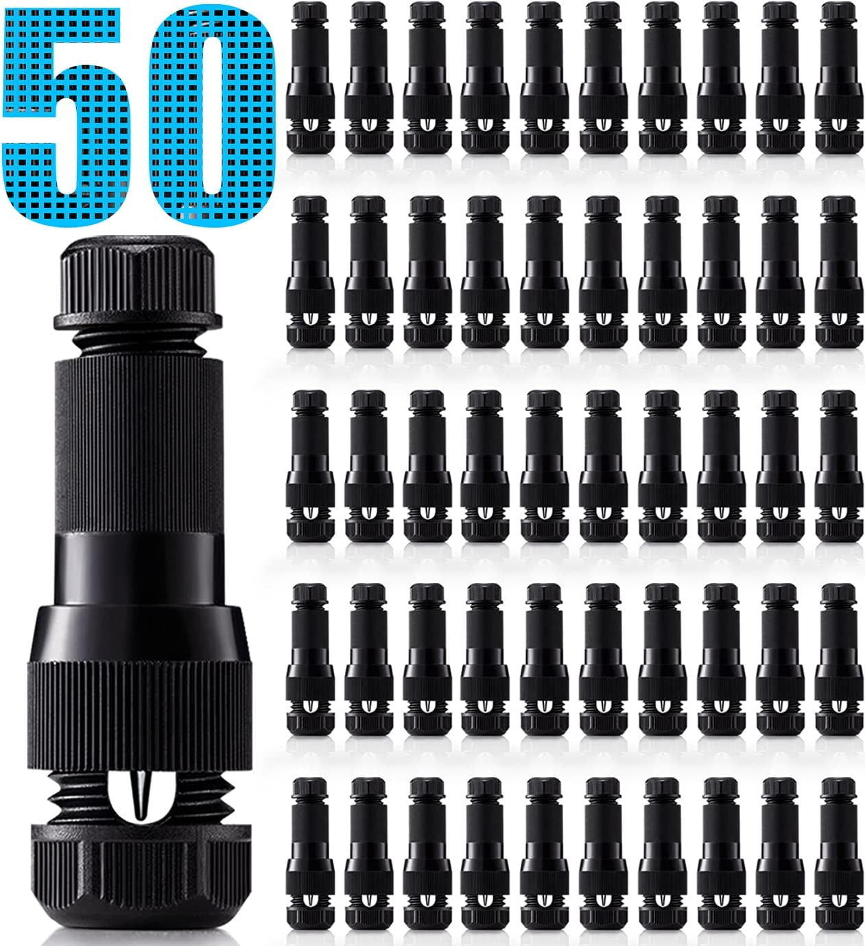 Low Voltage Landscape Lighting Cable Connectors 12-14 Gauge Wire ...