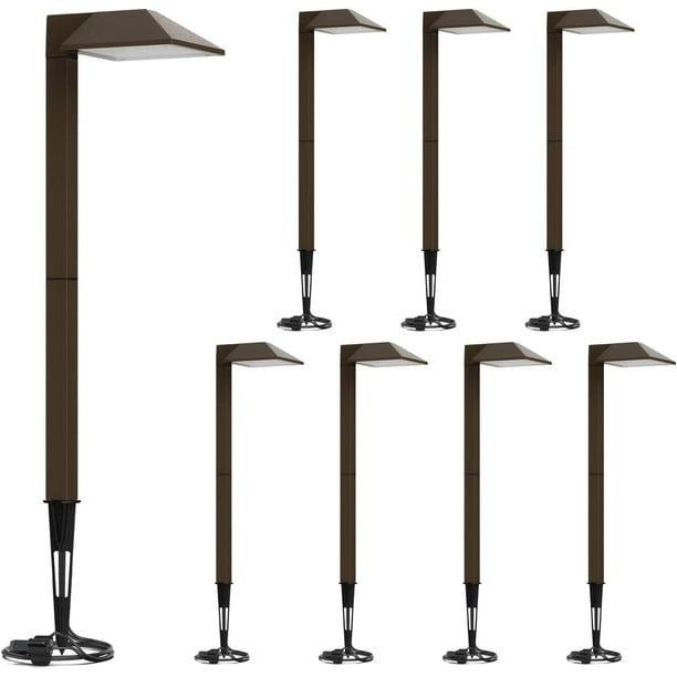 Low Voltage Landscape Path Lights 8PK Kit 0.6W LED Sidewalk Landscape ...