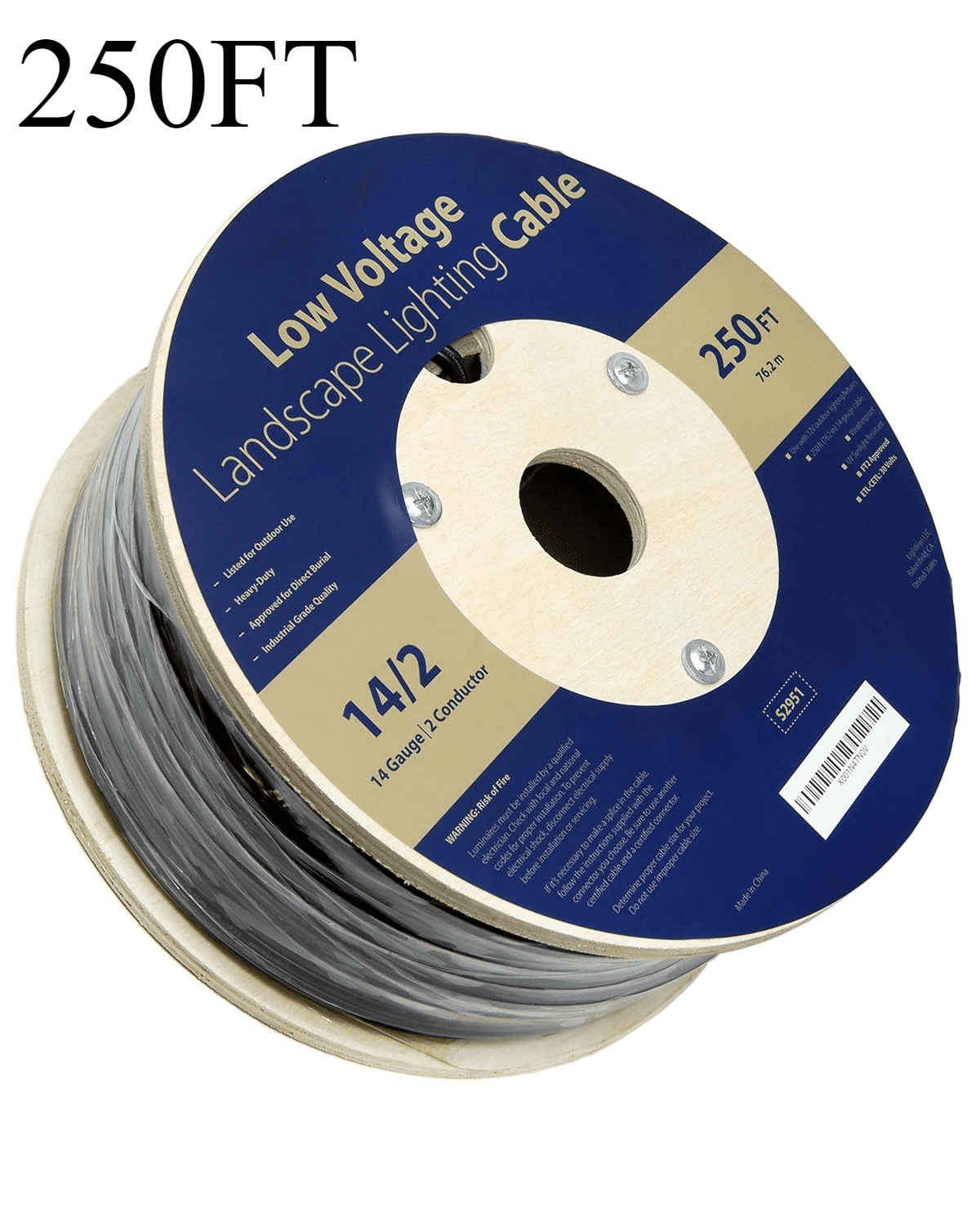 Low Voltage Landscape Wire - Weatherproof Outdoor Underground Direct ...