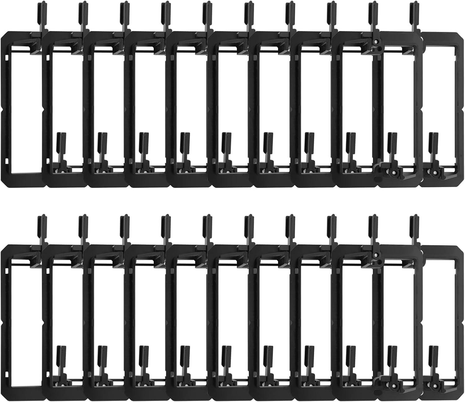 Low Voltage Mounting Bracket,20pcs Single 1 Gang Low Voltage Bracket ...
