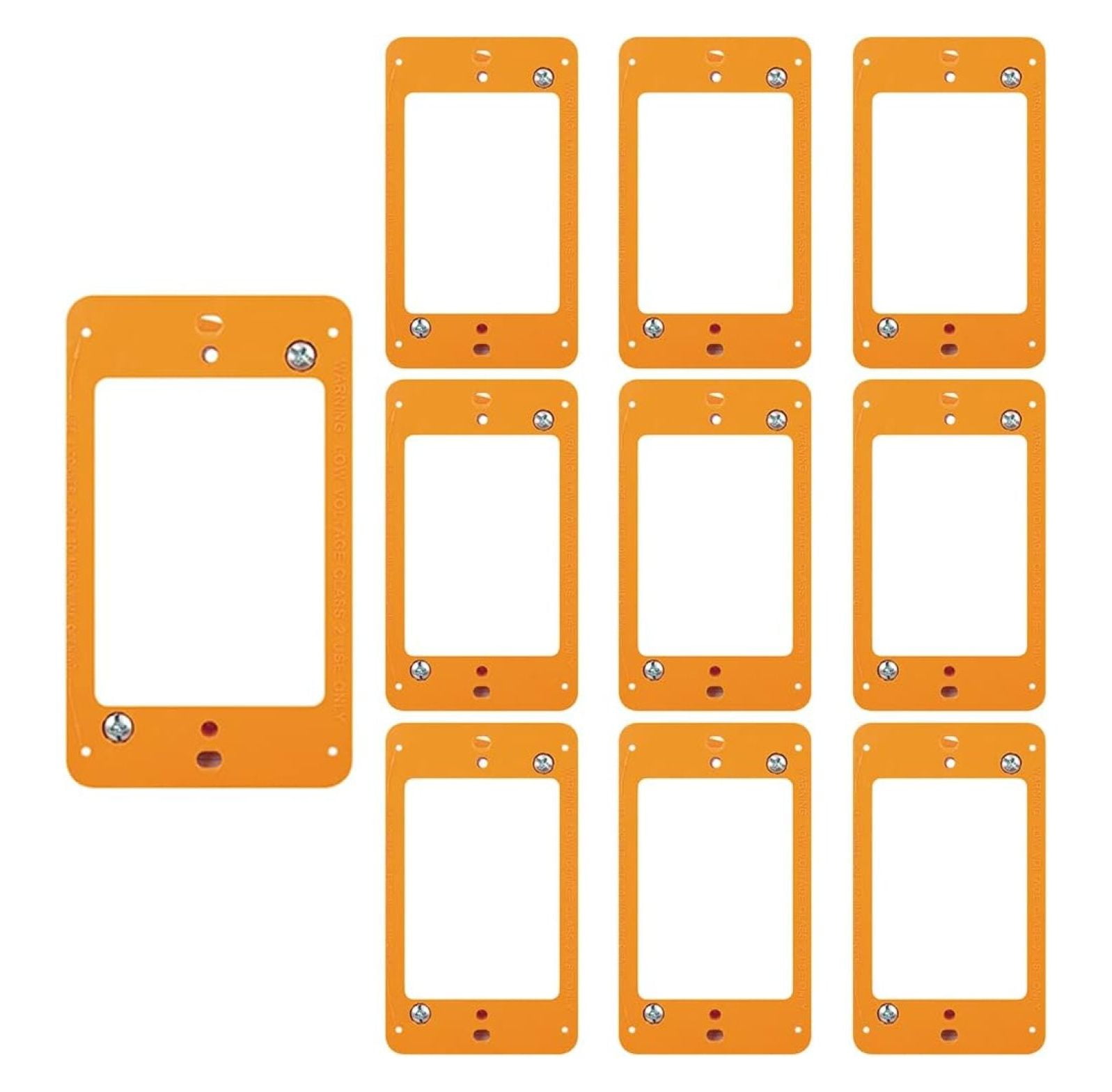 Low Voltage Mounting Bracket | Low voltage box 10 Pack Single Gang Wall ...