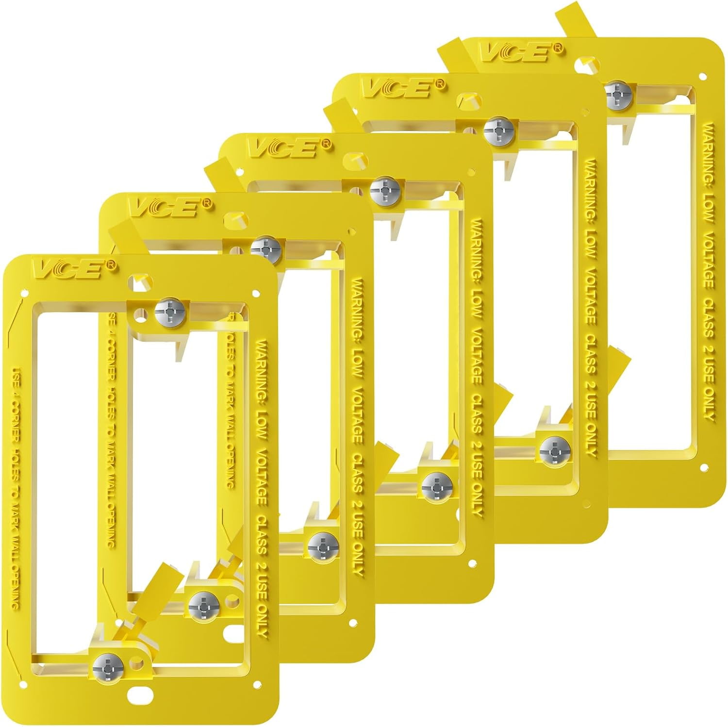 Low Voltage Mounting Bracket Single Gang Wall Plate, Flush Low Voltage ...