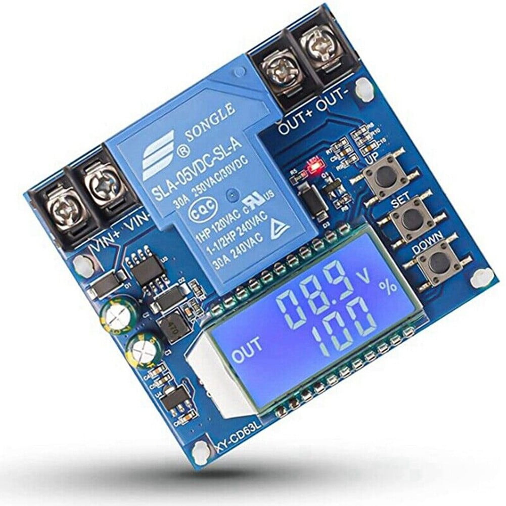 Low Voltage Shutdown DC 6V-60V Low Voltage Protection Circuit Breaker ...