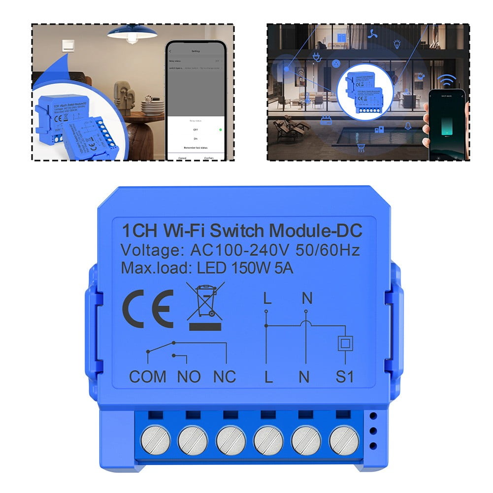 Low-Voltage Smart Switch Module with Voice Control and Timer Functions ...