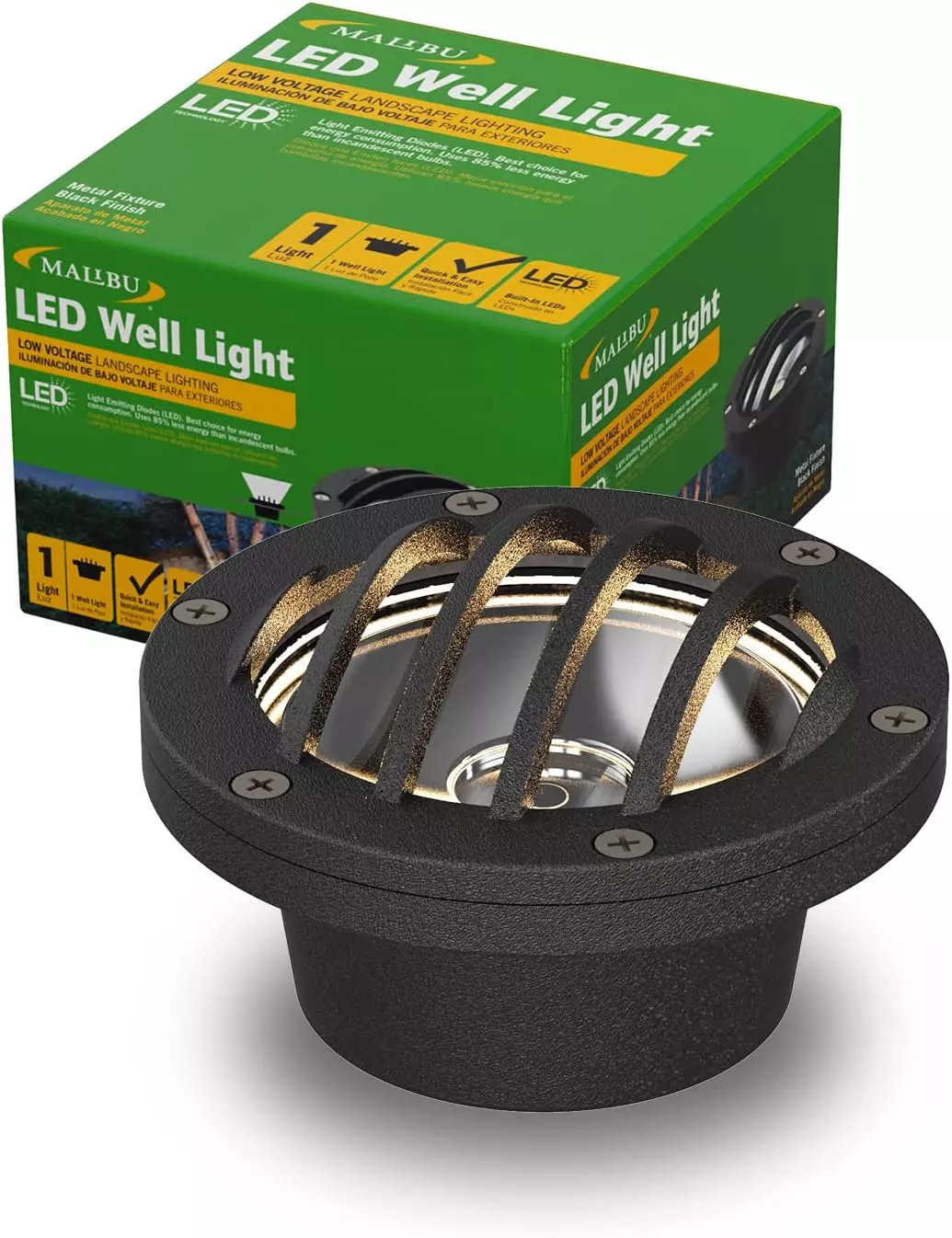 Low Voltage Well Lights 4W LED Outdoor Landscape Deck Lights 12V Well ...