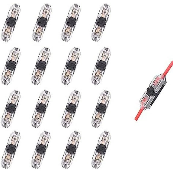 Low Wire Connector, Quick Solderless Wire Splice Connector, 16 Small ...