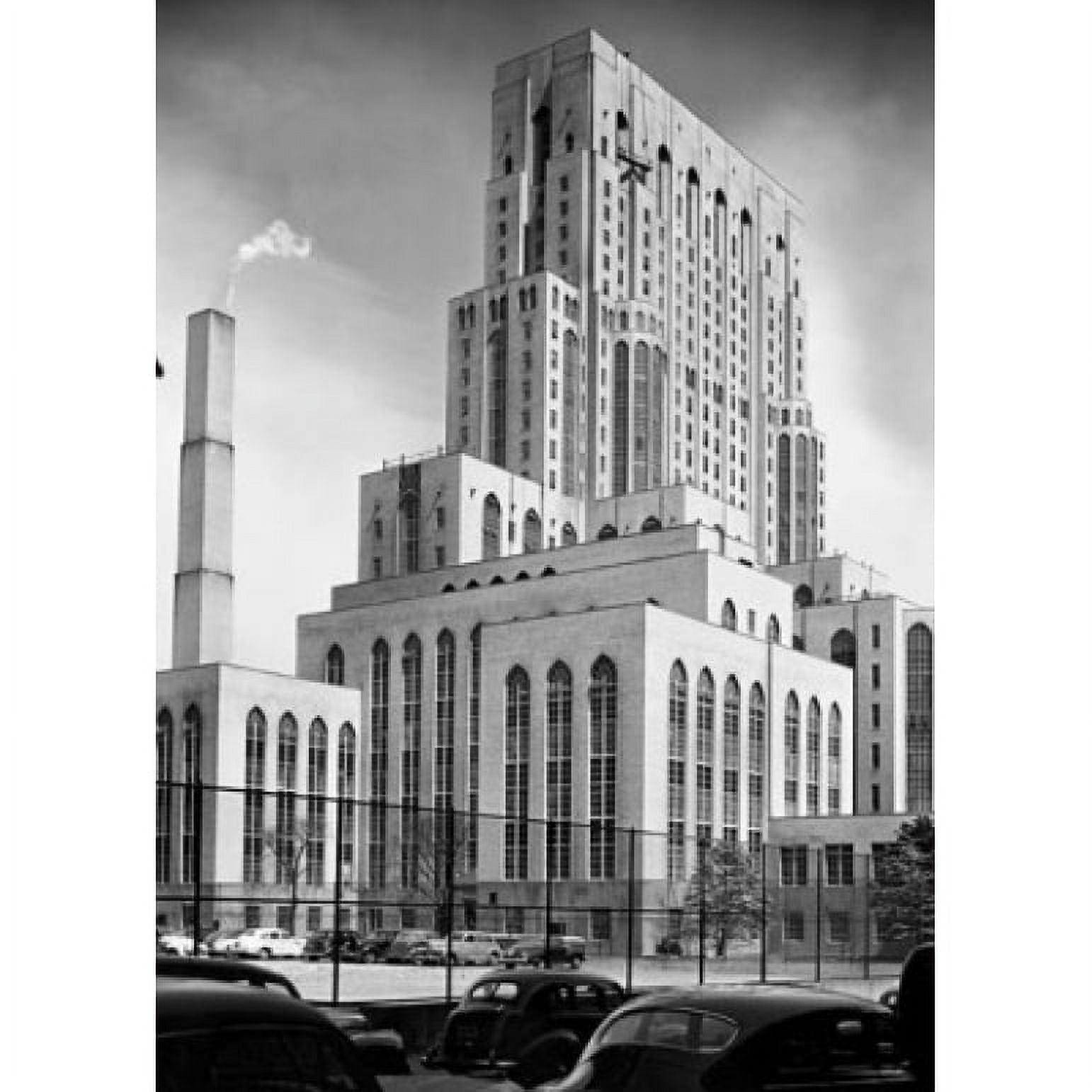 Low angle view of a hospital building Weil Cornell Medical Center ...