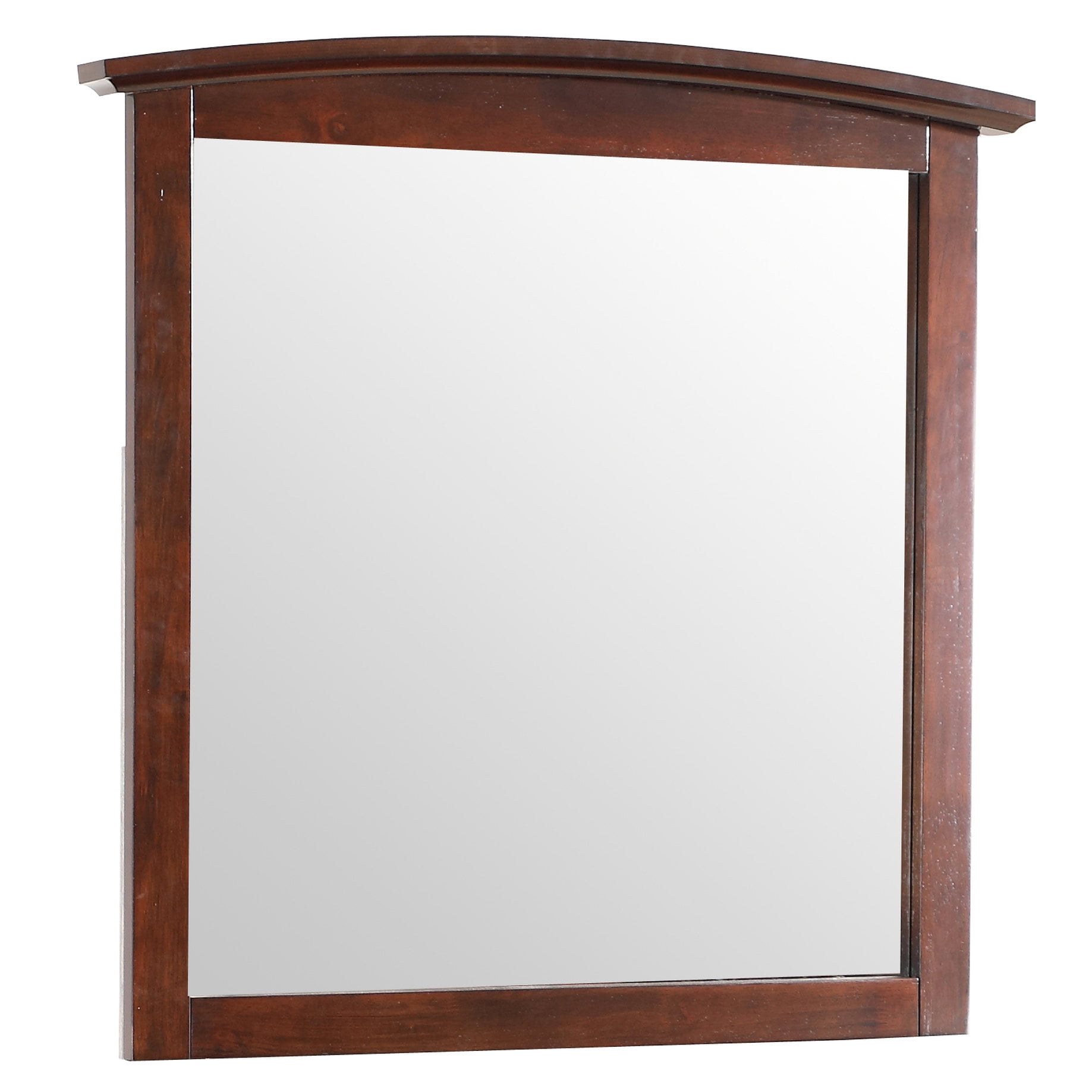 Low distortion glass wood veneer mirror in modern farmhouse design in ...