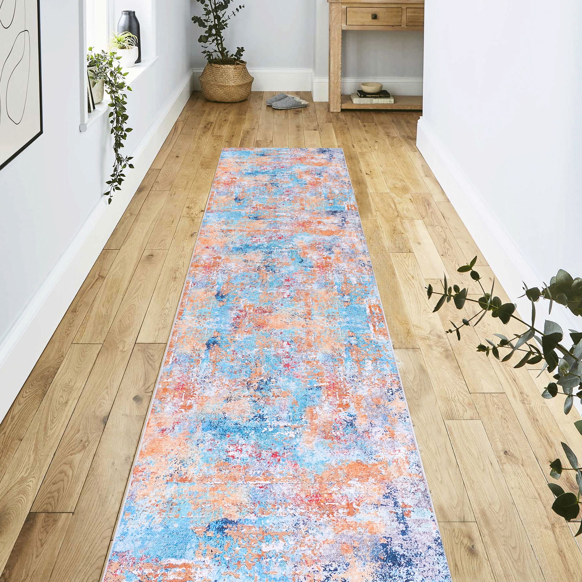 Low-pile area rug for playroom kitchen adding classic colors and being ...