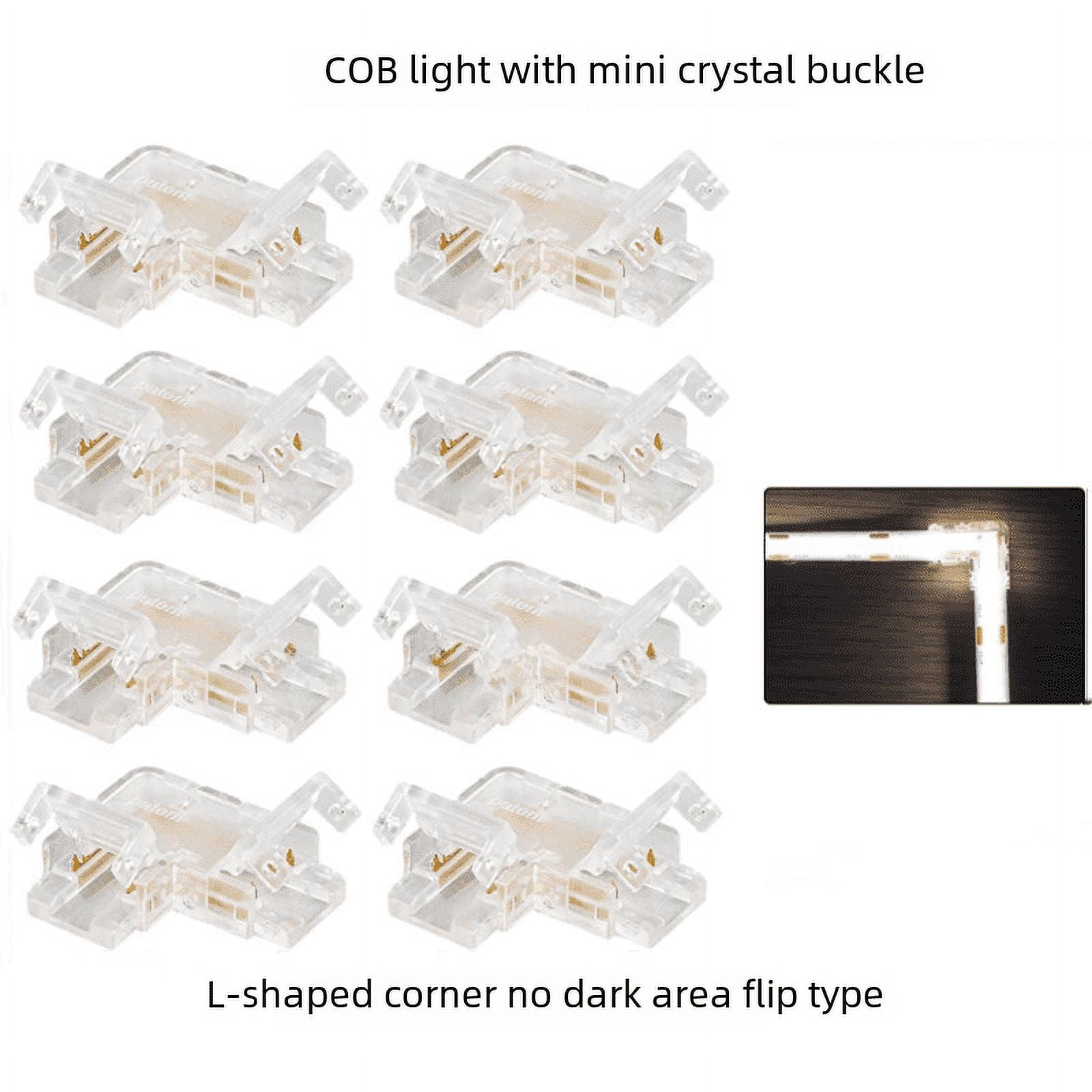 Low voltage cob light with mini crystal buckle without dark area corner ...