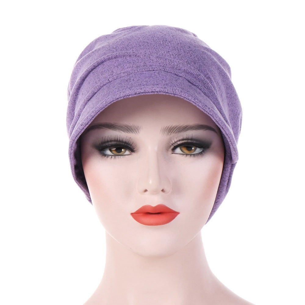 LowProfile Winter Beanie Hat Women Cotton Warm Windproof Chemotherapy ...