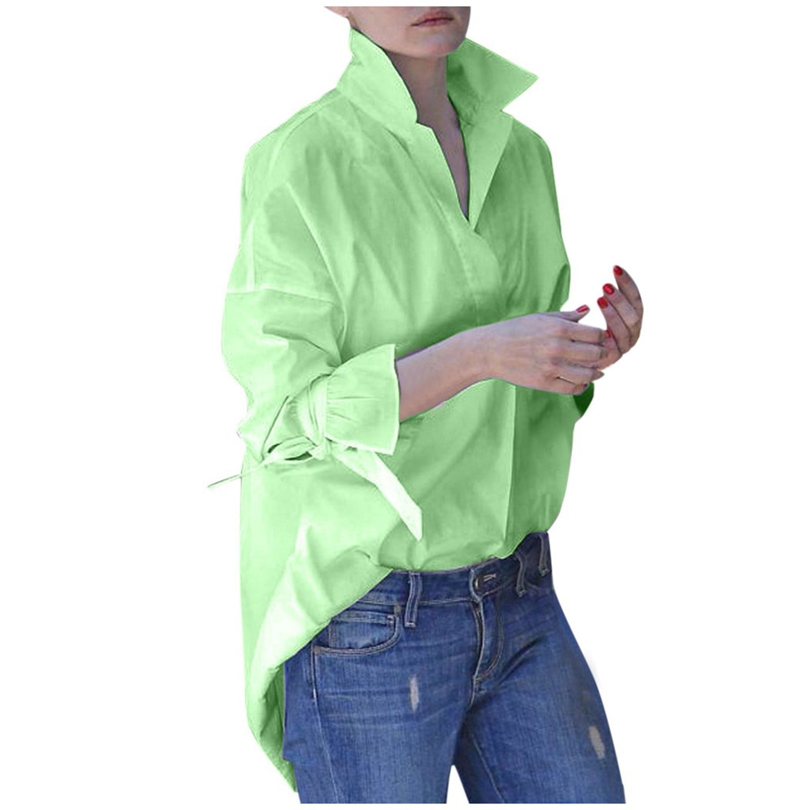 LowProfile Button Down Shirts for Women Plus Size Long Sleeve Casual ...