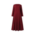 Lowprofile Dresses For Women Casual Winter Fall Plus Size Long Sleeve O