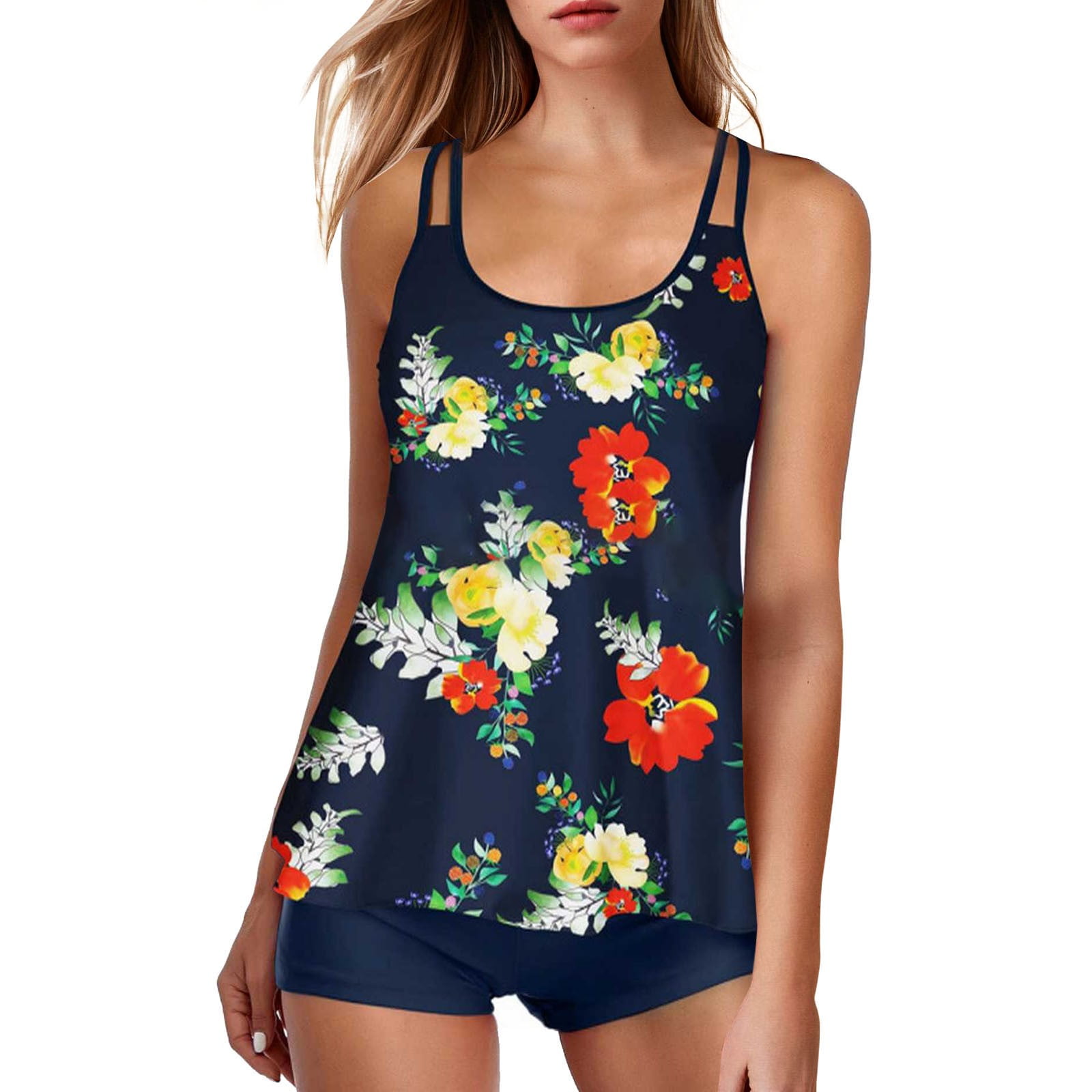 LowProfile Plus Size 2 Piece Tankini Swimsuits for Women Slimming And ...