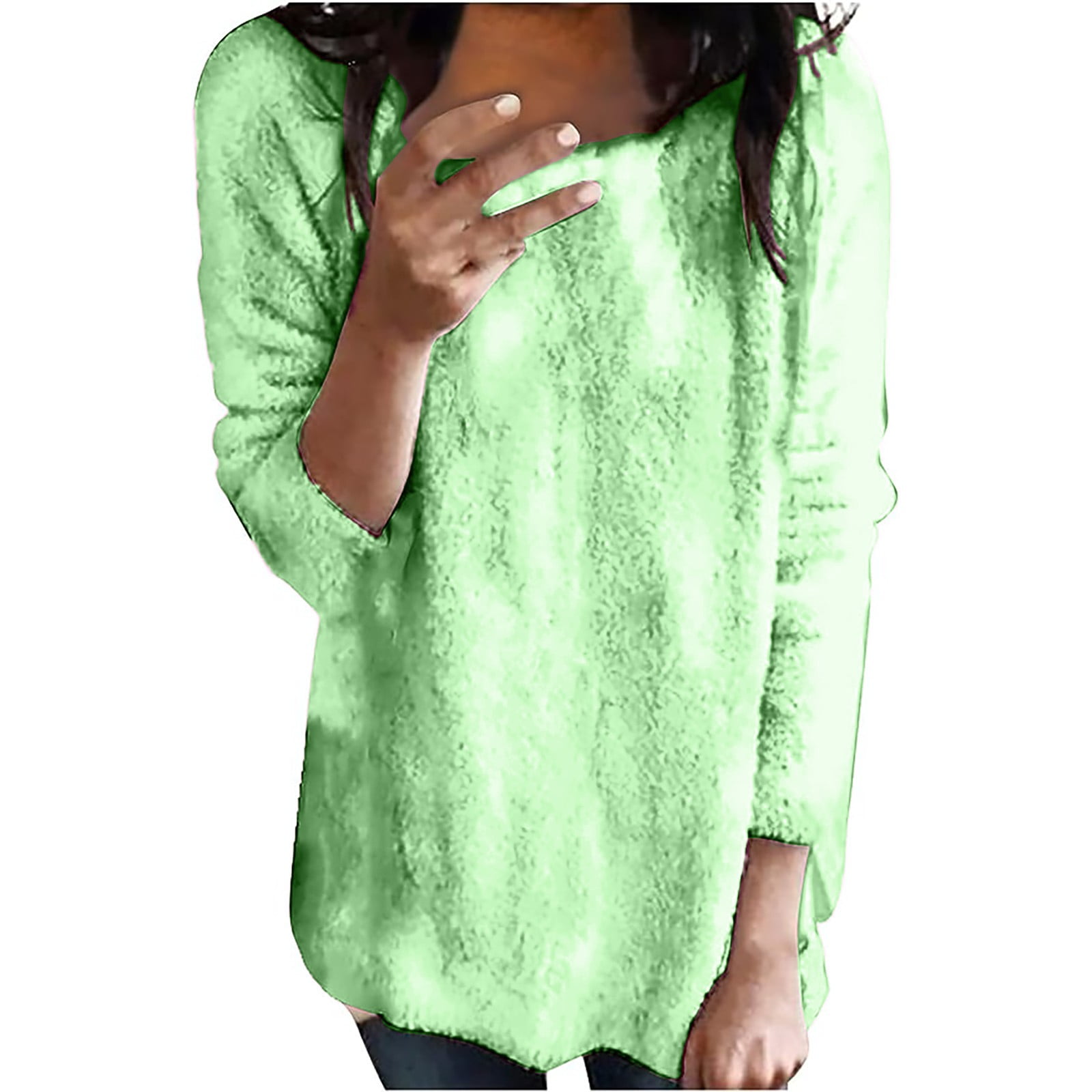 LowProfile Pullover Sweaters for Women Plus Size Long Sleeve Casual ...