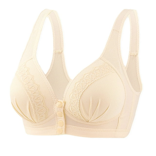 Lowprofile Push Up Bra For Women Fashion Lace Front Buckle Underwear