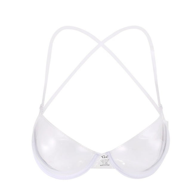 LowProfile Push Up Bra for Women Transparent Clear Invisible Strap ...