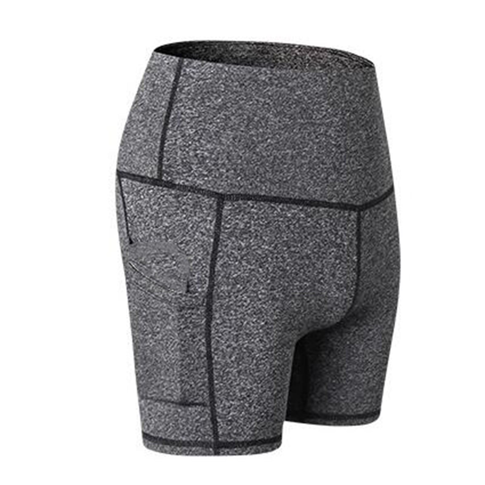 LowProfile Women's High Waisted Workout Yoga Shorts High Waist Pockets ...