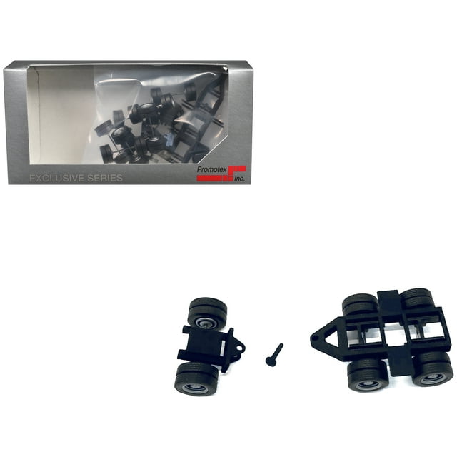 Lowboy Dual Axle Booster with Integrated Rear Axle (2 Sets) 1/87 (HO ...