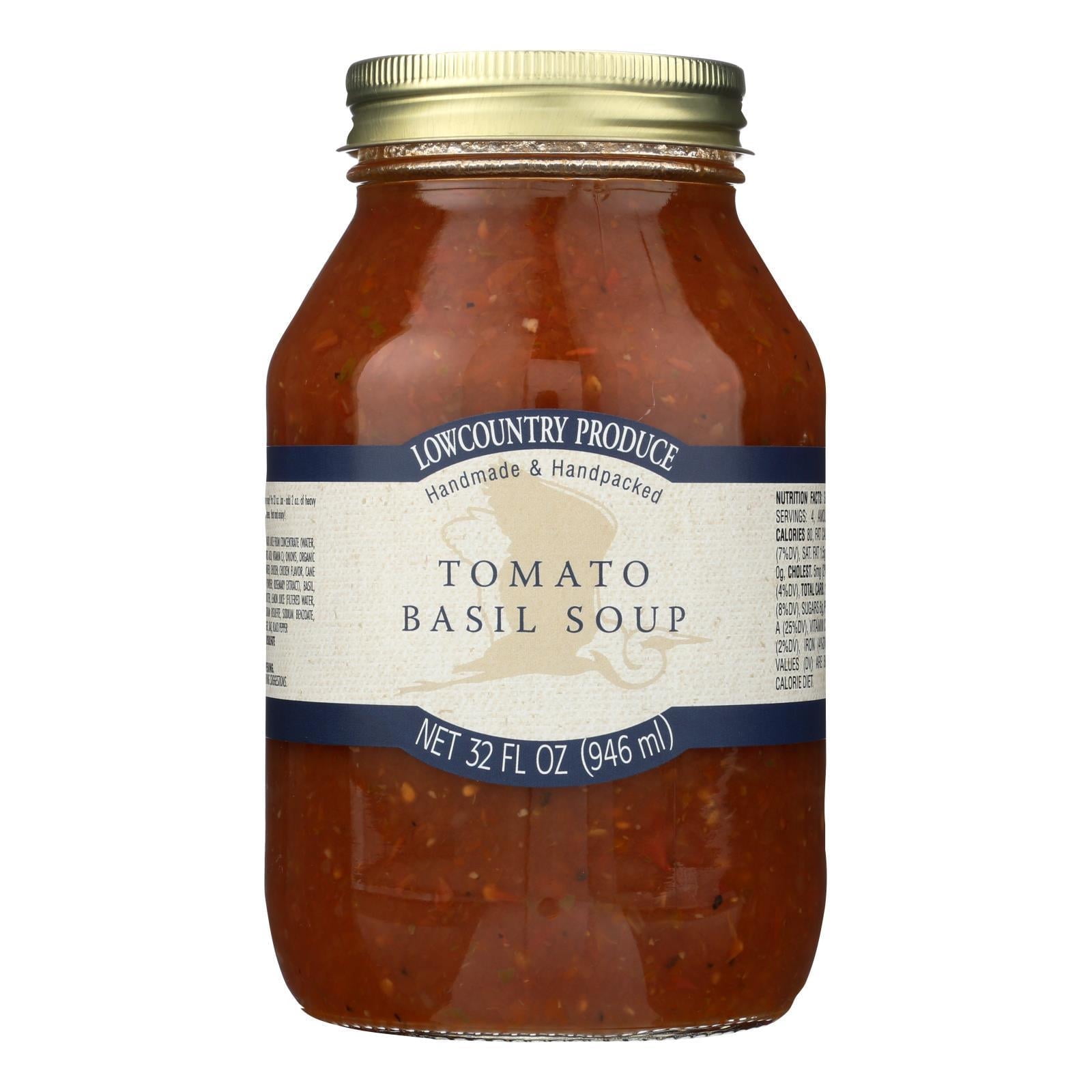 Lowcountry - Soup Tomato Basil - Case of 12 - 32 FZ - Walmart.com
