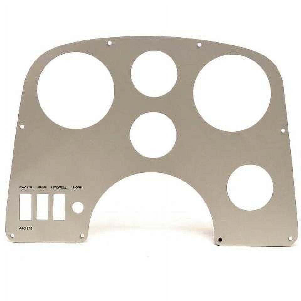 Lowe Boat Blank Gauge Panel 2074688 | Stryker 17 Gray 13 1/4 Inch ...