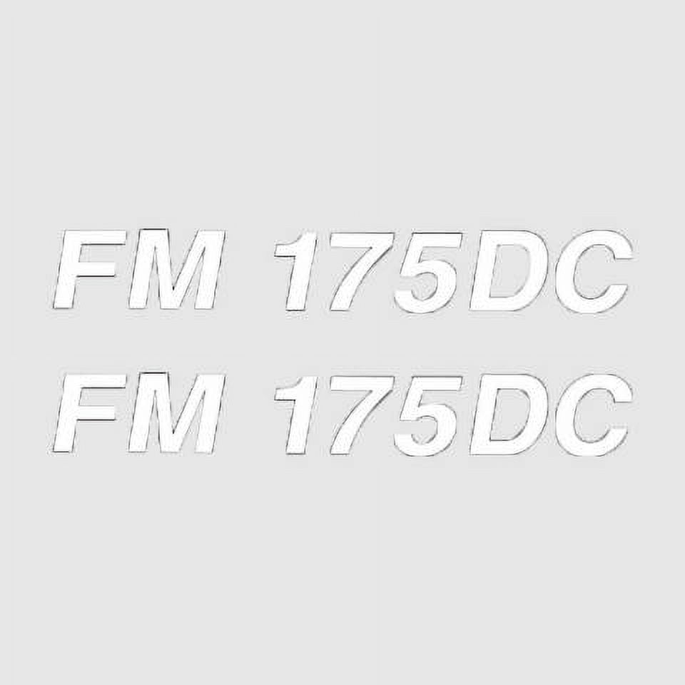 Lowe Boat Brand Decal 1908521 | FM 175 DC White Stickers (Pair ...