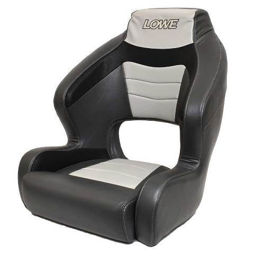 Lowe Boat Bucket Helm Seat 2314404 | Gray Black 25 x 23 3/4 Inch ...