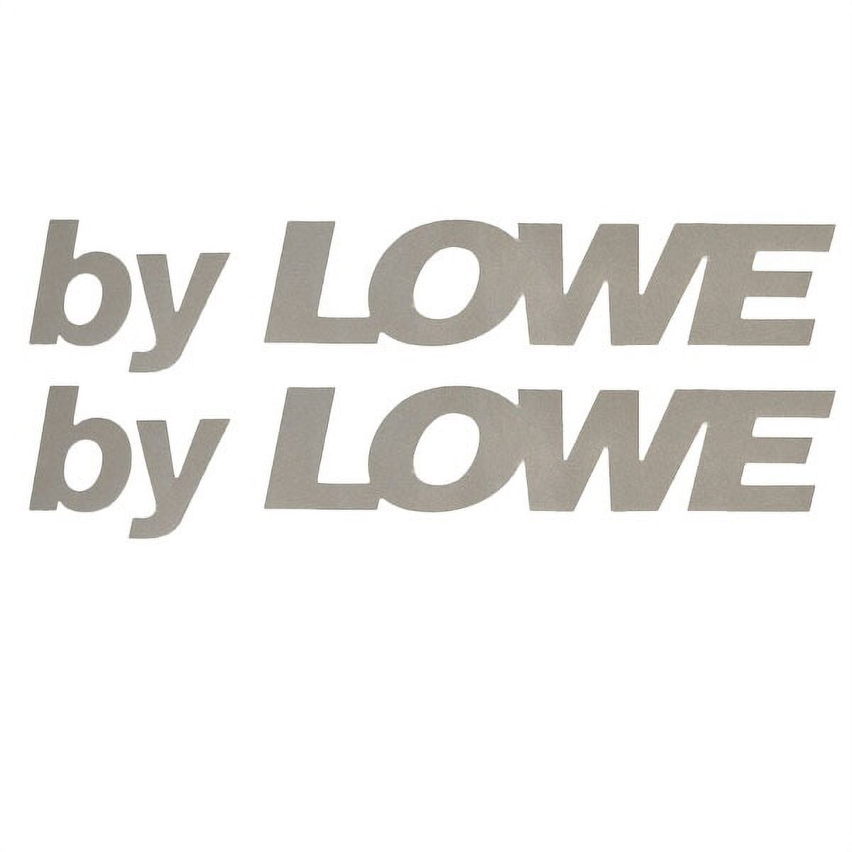 Lowe Boat By Lowe Decals 1960216 | 8.2 x 1.6 Inch Pewter (Pair ...