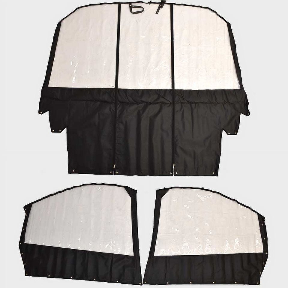 Lowe Boat Curtain Kit 2317017 | 1625 FM 2019 Dufort Black 3 Piece ...