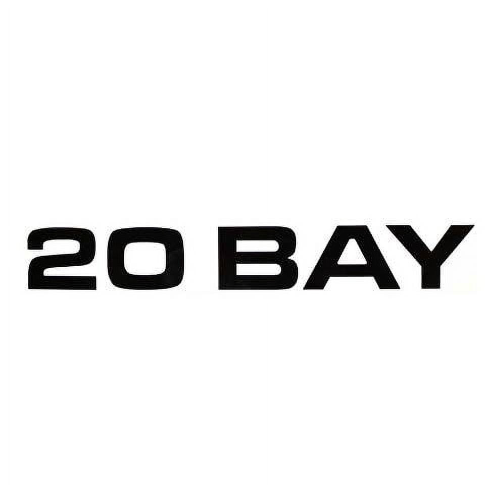 Lowe Boat Decal 2172991 | 20 Bay Black 19 1/8 x 2 3/4 Inch - Walmart.com