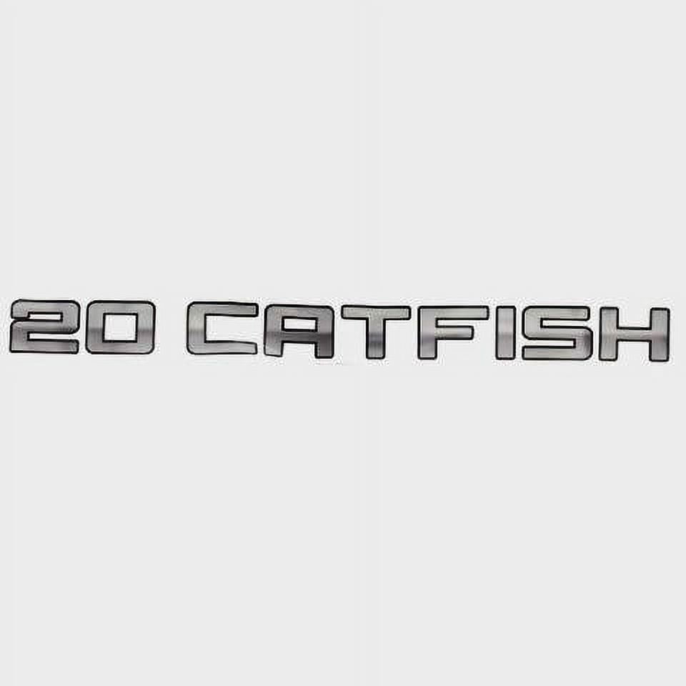 Lowe Boat Decal 2240091 | 20 Catfish 27 x 2 1/4 Inch Gray Black ...