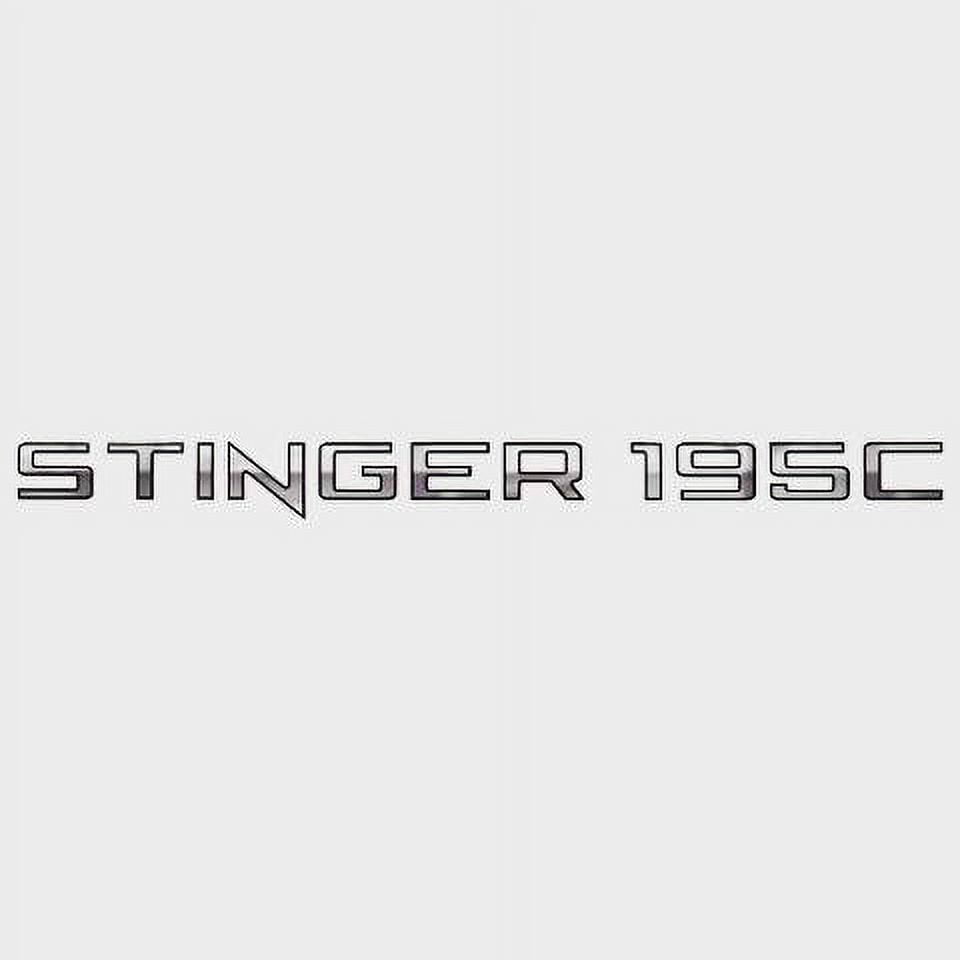 Lowe Boat Decal 2295780 | Stinger 195C 31 3/4 x 2 Inch Gray Black ...