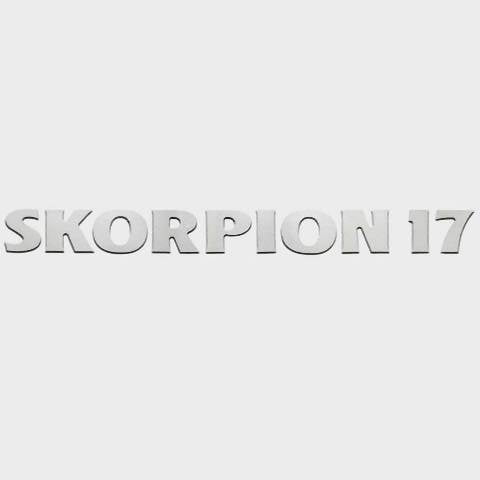 Lowe Boat Decal 2313682 | Skorpion 17 Metallic Silver Black - Walmart.com